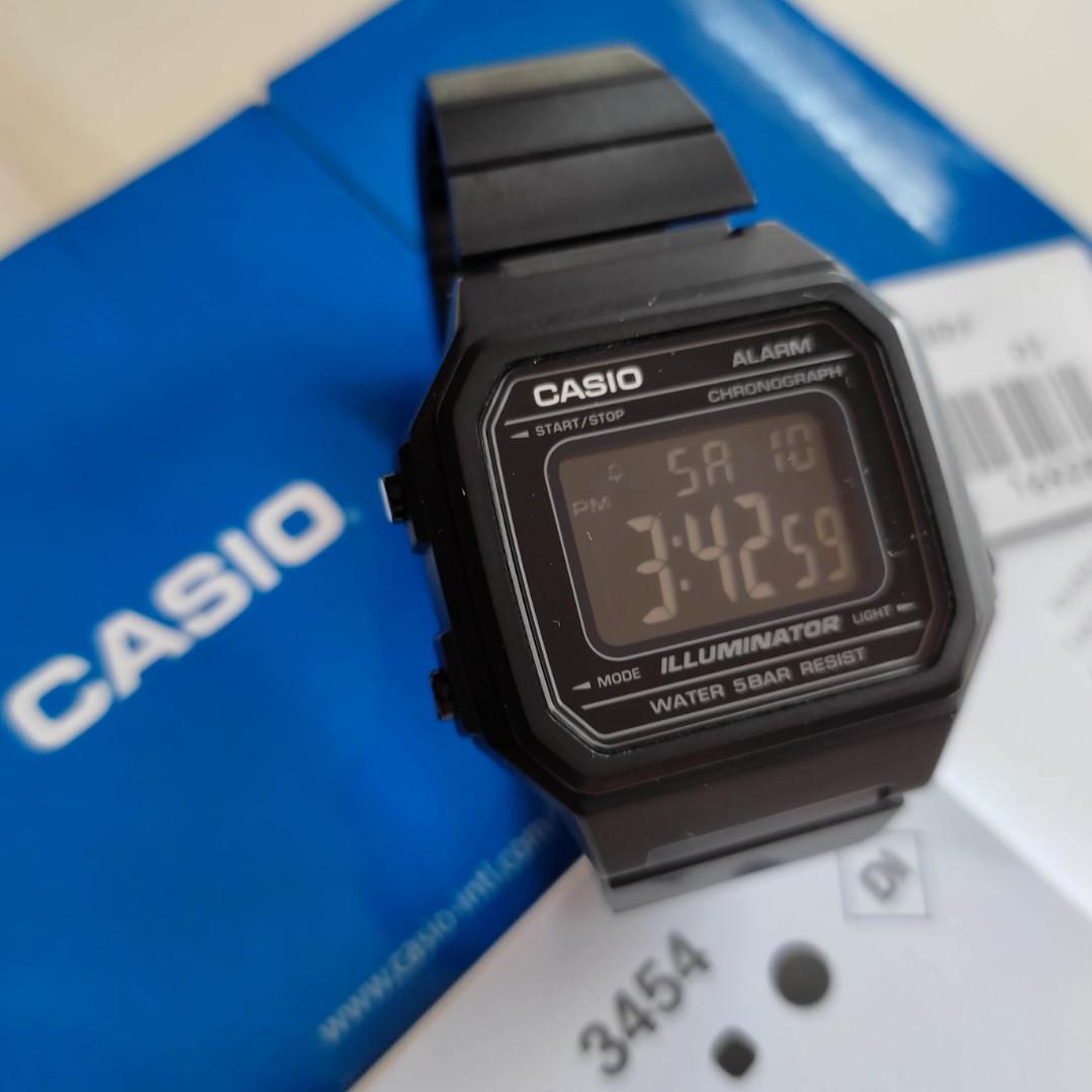 CASIO B650WB-1B (Vintage Series) Retro Digital Watch, Men's Fashion ...