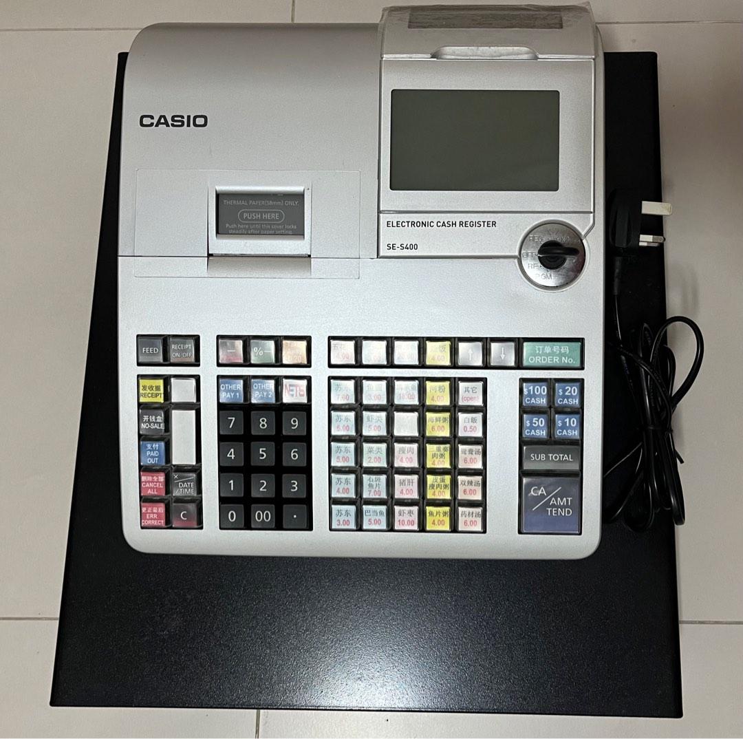 Casio Cash Register SE-S400, Computers & Tech, Office & Business ...
