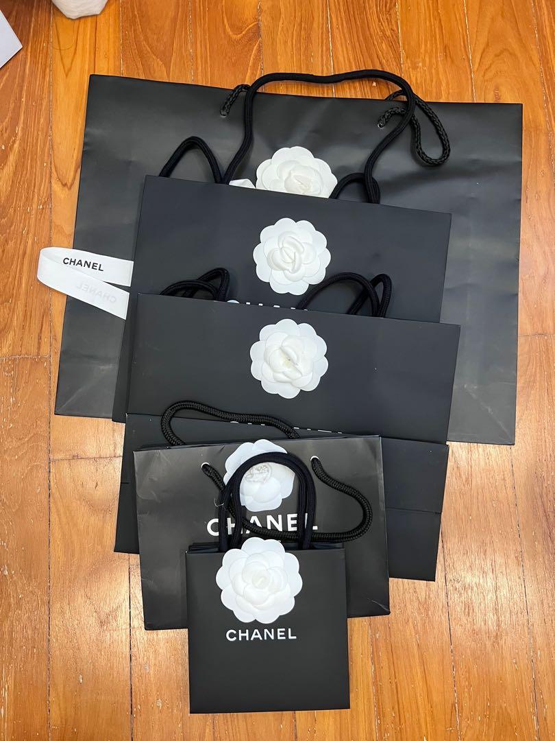 Chanel assorted paper bag take all at $40, Luxury, Bags & Wallets on ...