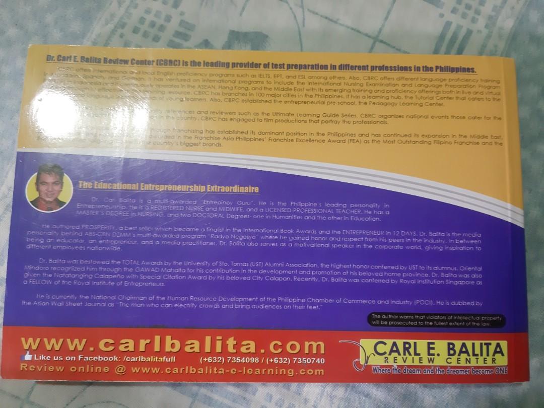 Civil Service Exam Reviewer by Carl Balita, Hobbies & Toys, Books ...