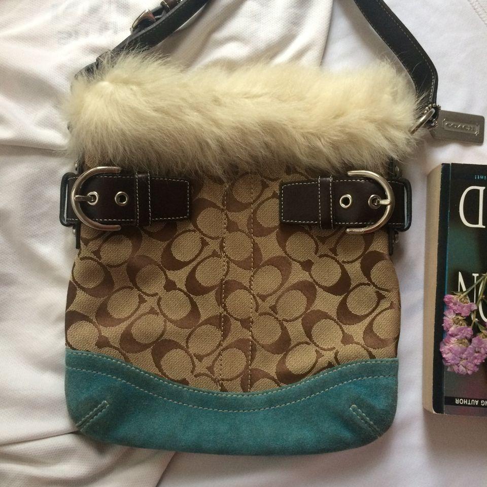 Coach 8K47 Faux Fur Tote Shoulder Bag [ORIGINAL] [PRELOVED], Luxury ...