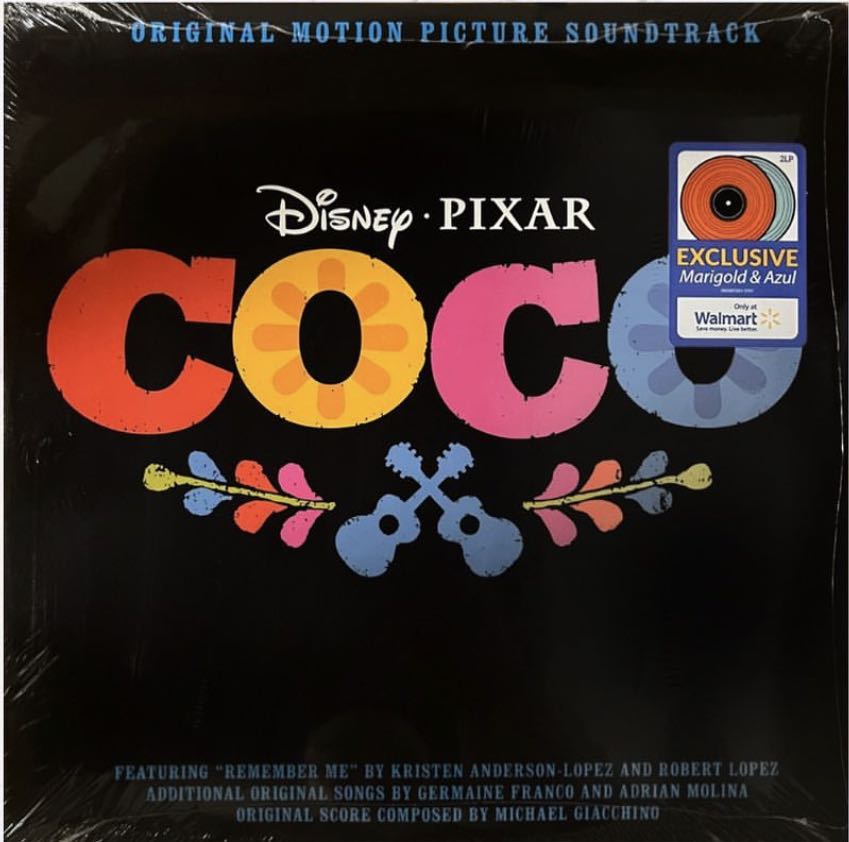 Coco Official Motion Picture Soundtrack (2lp colored vinyl Walmart ...