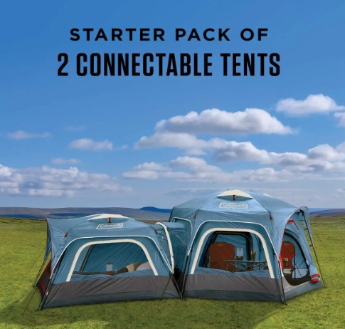 Coleman 6-Person & 3-Person Connectable Tent Bundle, Sports Equipment ...