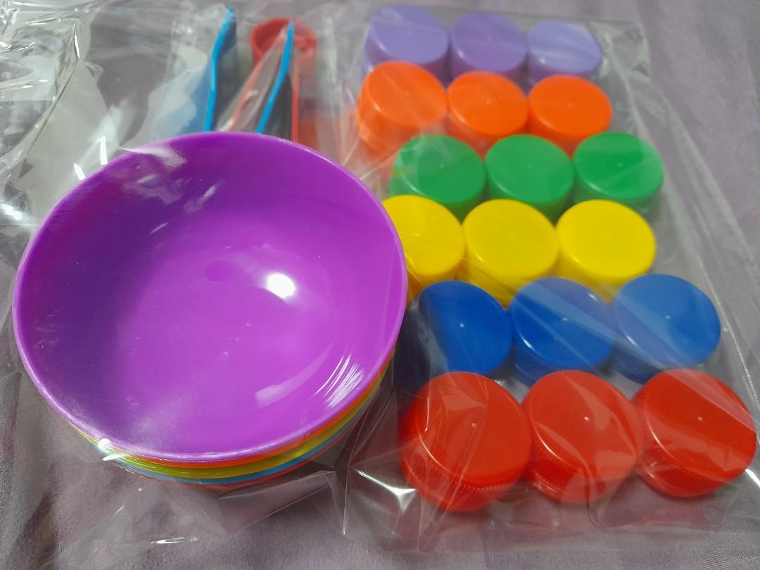 Color Sorting Bowls for kids, Hobbies & Toys, Toys & Games on Carousell