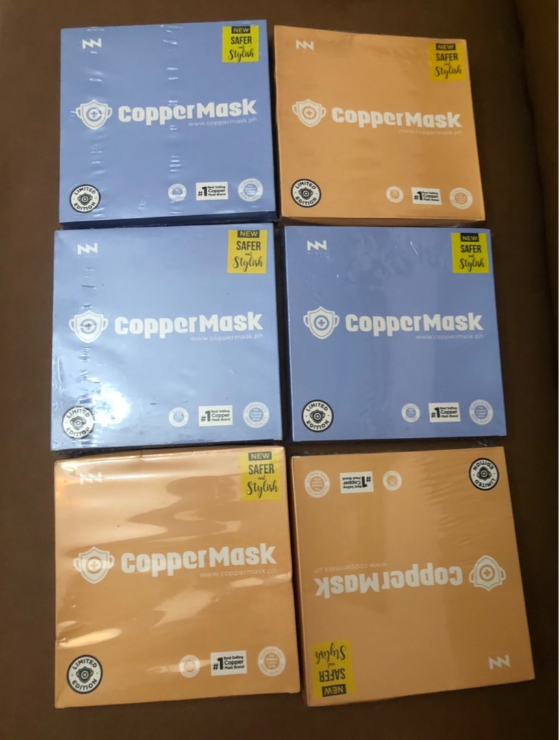 Copper mask, Health & Nutrition, Face Masks & Face Shields on Carousell