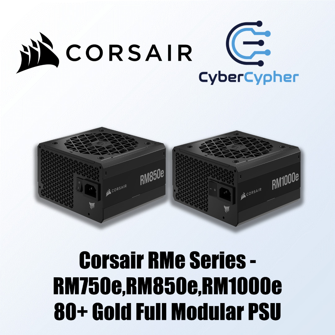 Corsair RMe Series - RM750e/RM850e/RM1000e 80+ Gold Full Modular Power ...