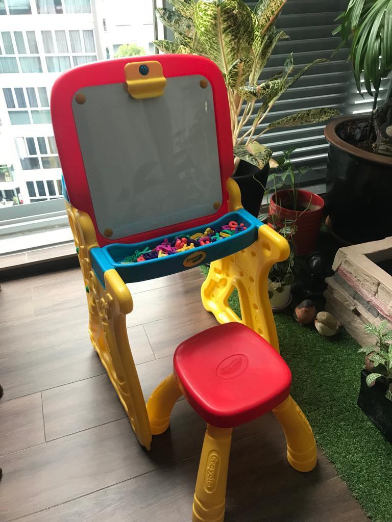Crayola play and fold art studio/ table stool, Babies & Kids, Baby ...