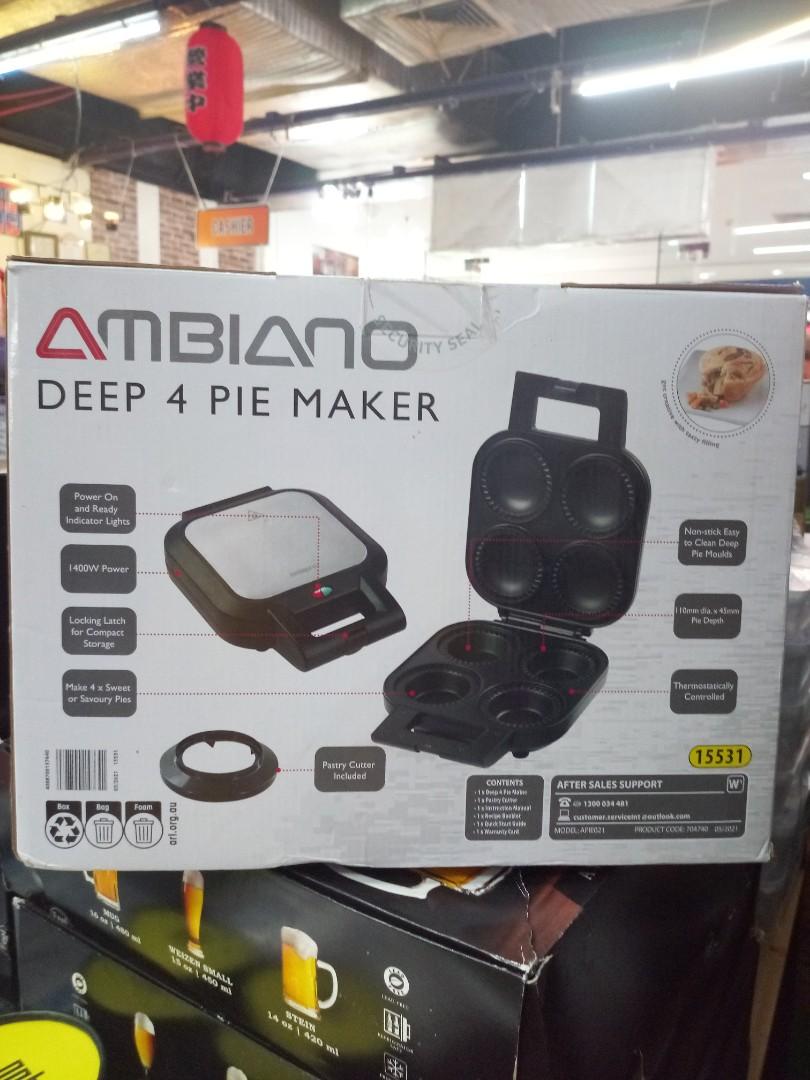 Deep 4 pie maker Ambiano, TV & Home Appliances, Kitchen Appliances ...