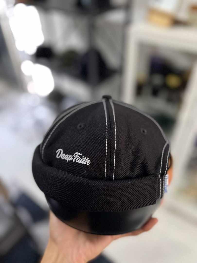 Deep Faith Mikihat Limited Design Black White Stitch, Men's Fashion ...