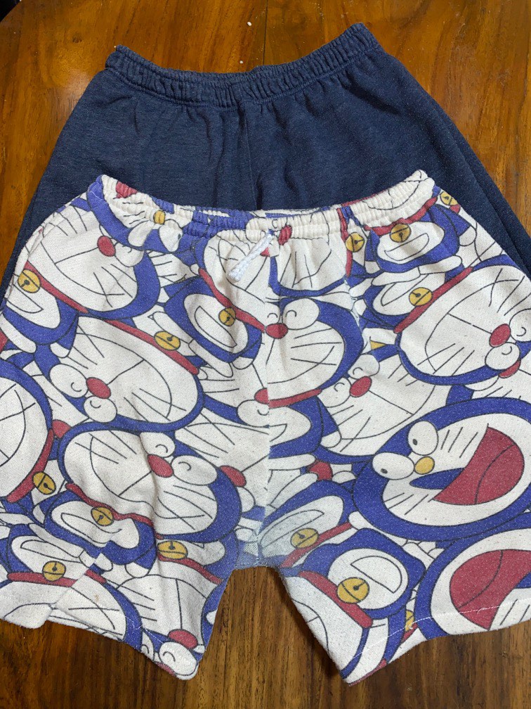 Doraemon shorts, Babies & Kids, Babies & Kids Fashion on Carousell
