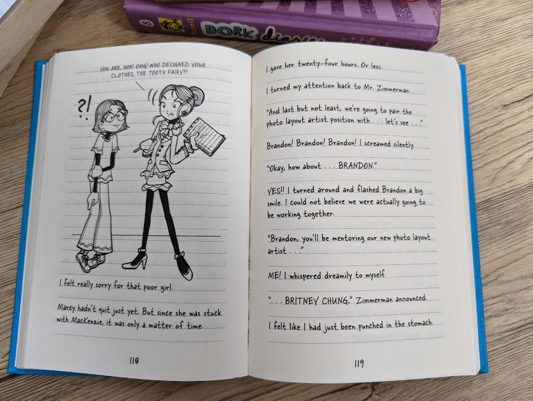 [5 books] Dork Diaries by Rachel Renee Russell, Hobbies & Toys, Books ...