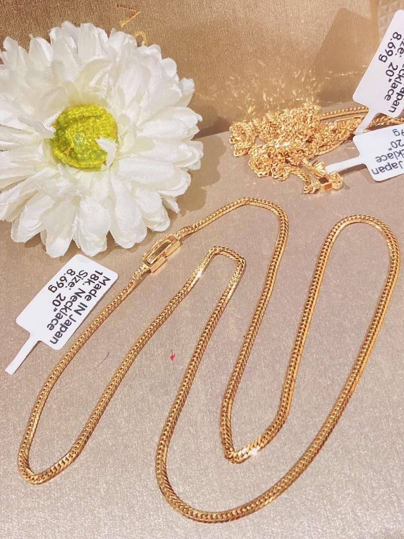 Double lock Chain Necklace Jg, Women's Fashion, Jewelry & Organizers ...