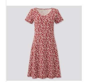 Uniqlo Dress (Red Floral), Women's Fashion, Dresses & Sets, Dresses on ...