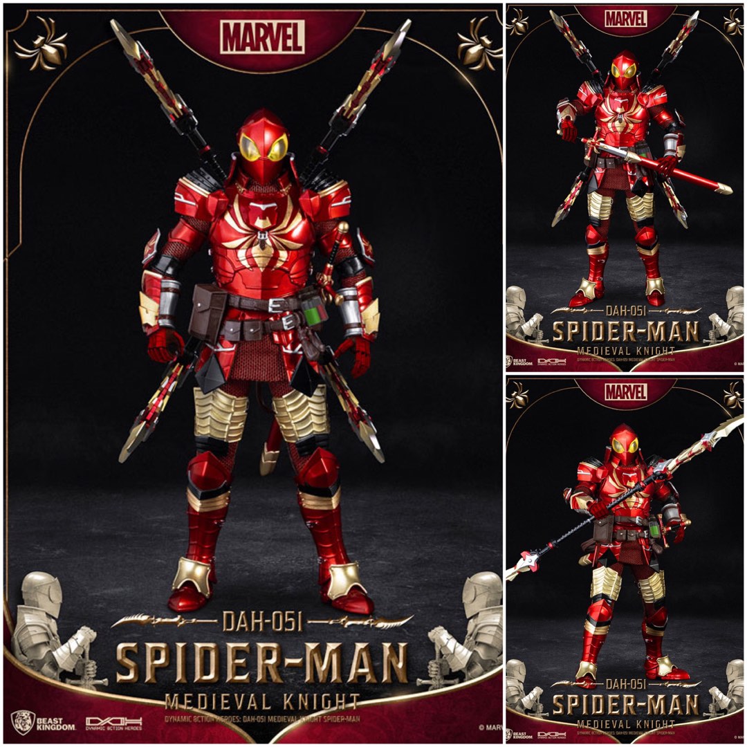 Dynamic Action Heroes #051 "Marvel Comics" Spider-Man (Medieval Knight ...