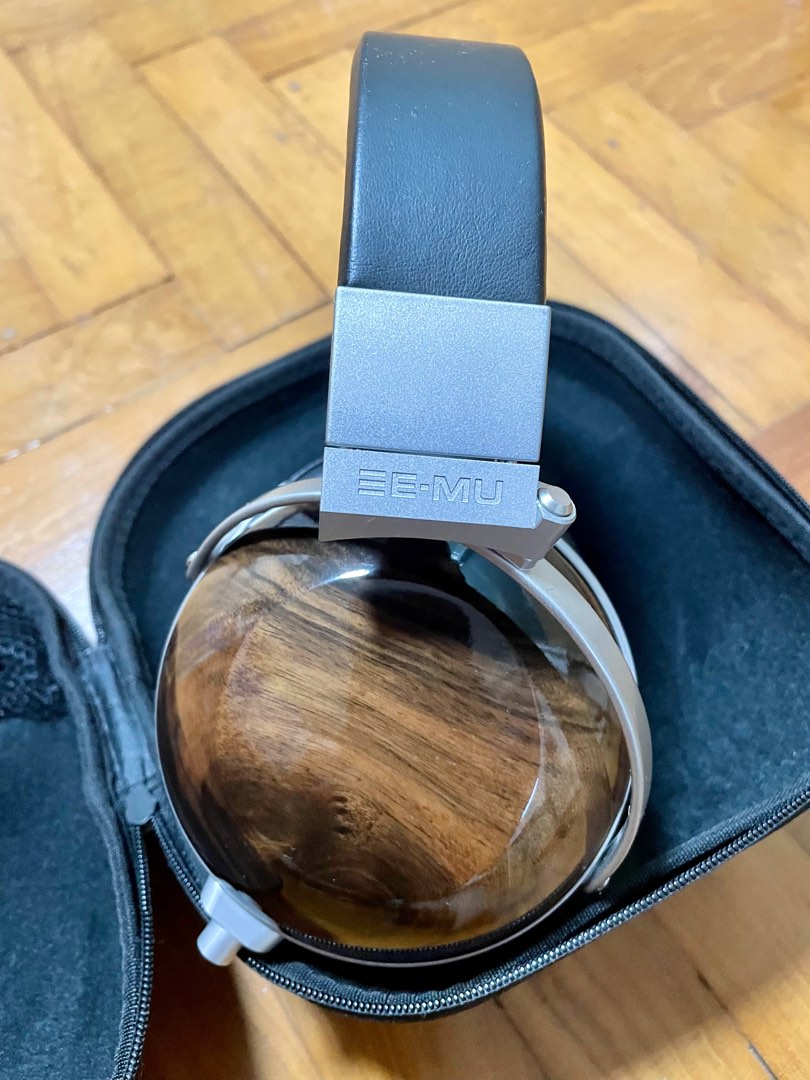E-MU Ebony Wood Headphones, Audio, Headphones & Headsets on Carousell