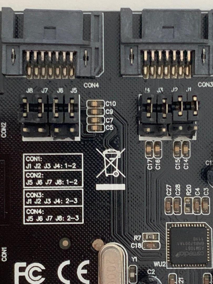 eSATA & SATA3 PCIe Card (6Gbps), Computers & Tech, Parts & Accessories ...