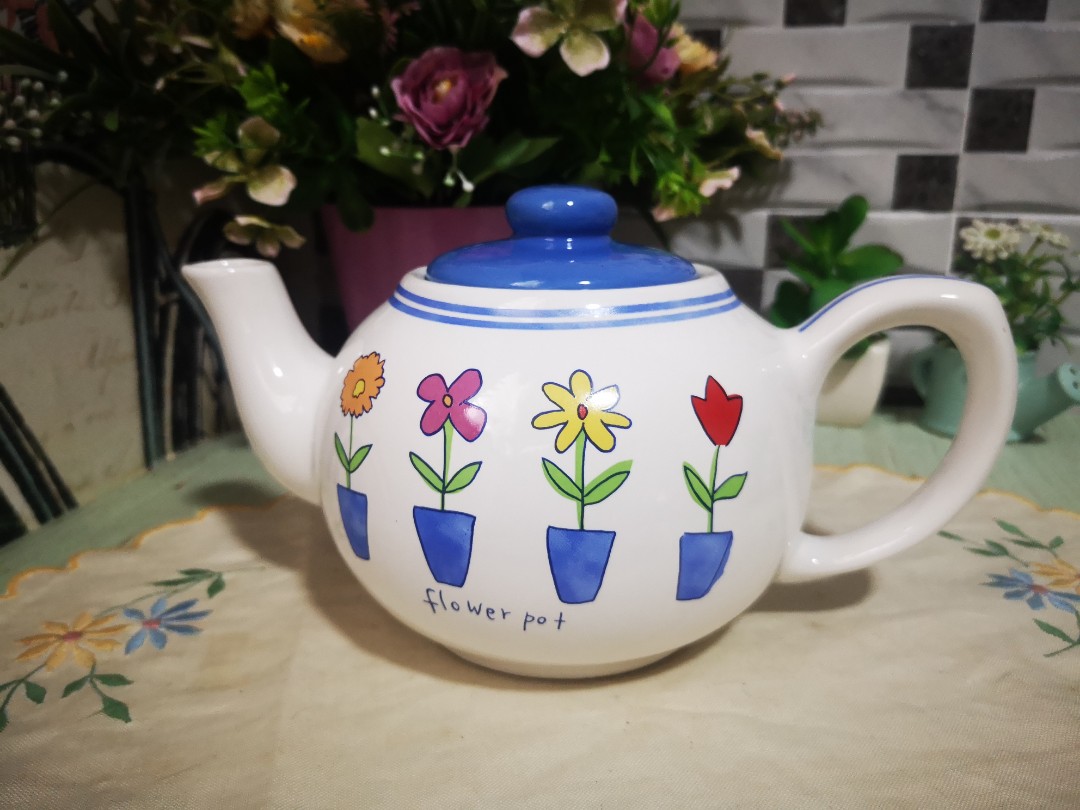 Ethos Porcelain Teapot, Furniture & Home Living, Kitchenware ...