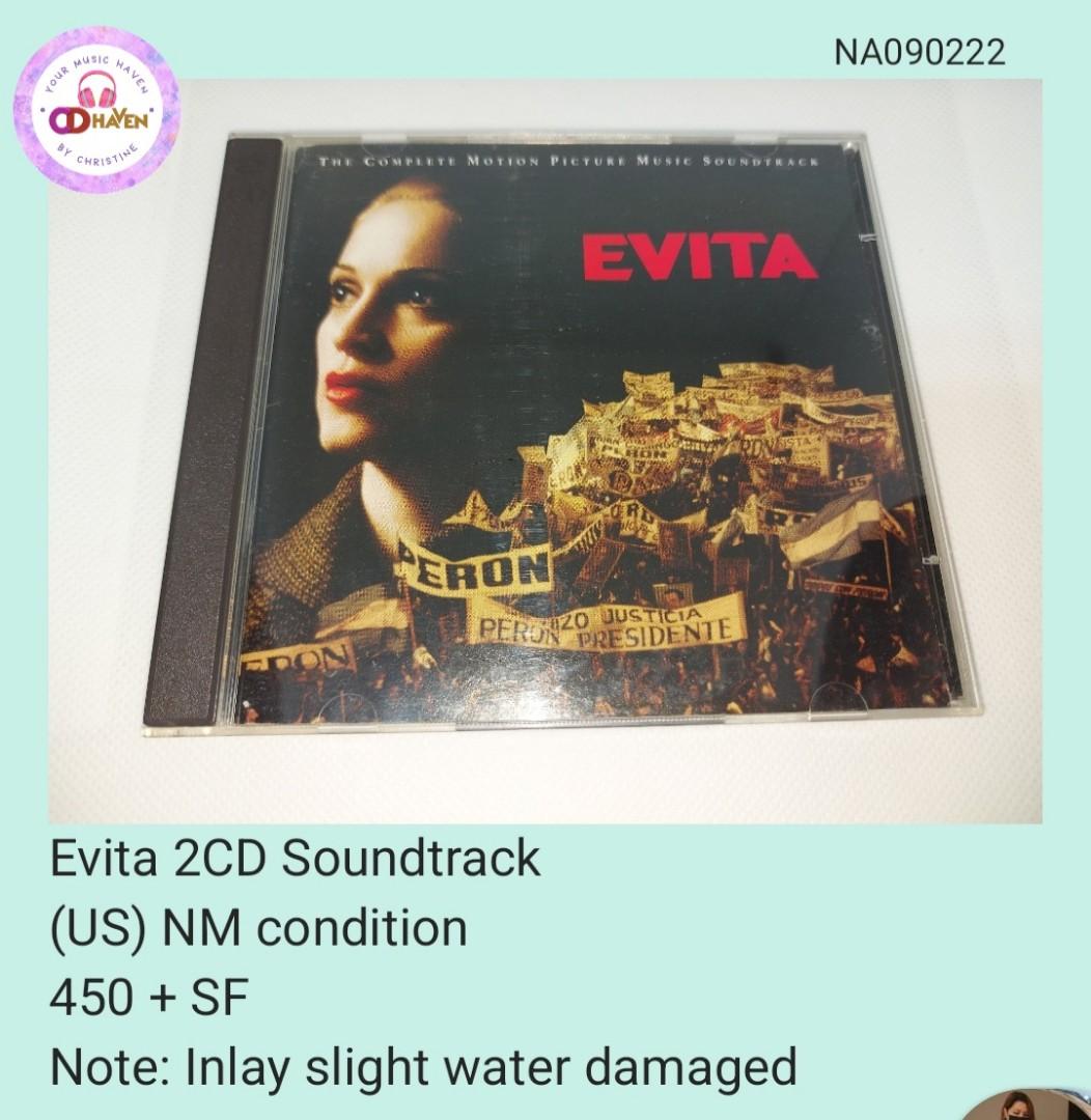 Evita Soundtrack 2CD (unsealed) on Carousell