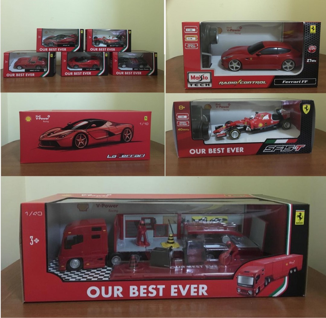 Ferrari Shell Toy Cars Complete Set, Hobbies & Toys, Toys & Games on ...