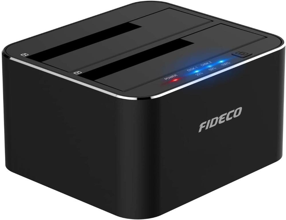 FIDECO Hard Drive Docking Station, USB 3.0 SATA HDD Docking Station for ...