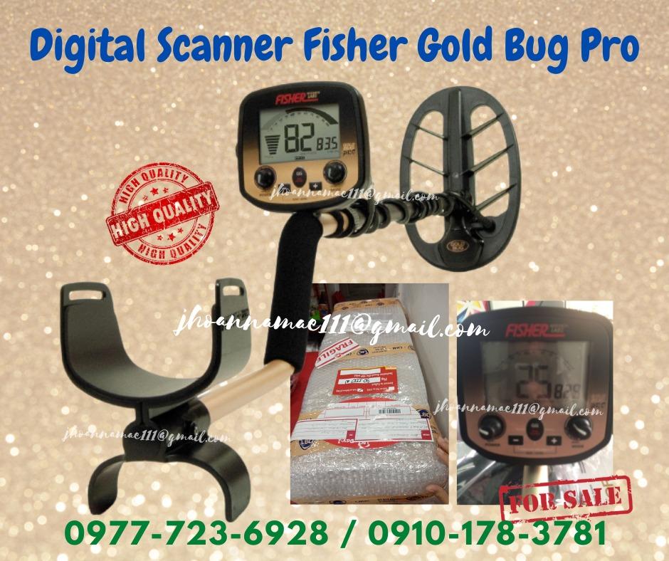 Fisher Gold Bug Pro Digital Scanner Gold and Metal Detector, Sports ...