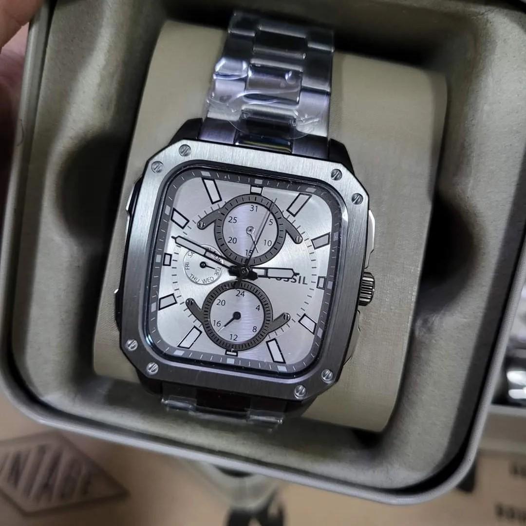 Fossil Gunmetal Multifunction Stainleas Steel, Men's Fashion, Watches ...