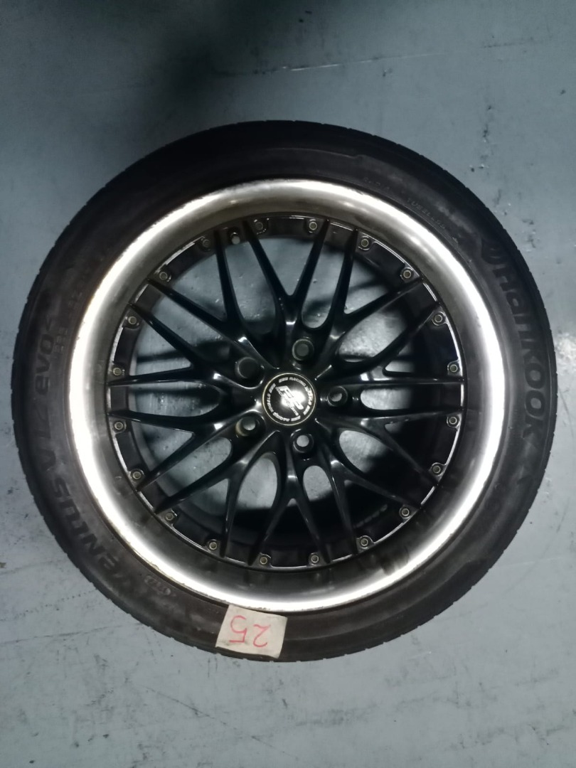 FP Racing Tyre and Rim Set, Car Accessories, Tyres & Rims on Carousell
