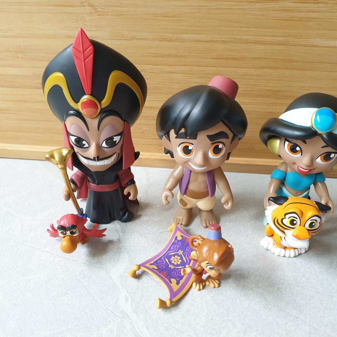 Funko Disney Aladdin Jasmine Genie Jafar set of 4, Hobbies & Toys, Toys ...