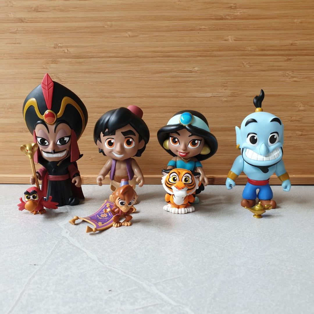 Funko Disney Aladdin Jasmine Genie Jafar set of 4, Hobbies & Toys, Toys ...