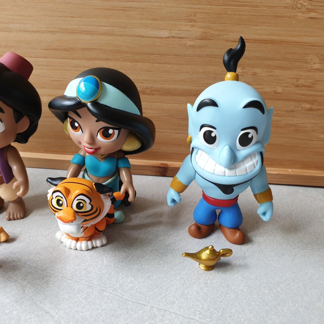 Funko Disney Aladdin Jasmine Genie Jafar set of 4, Hobbies & Toys, Toys ...