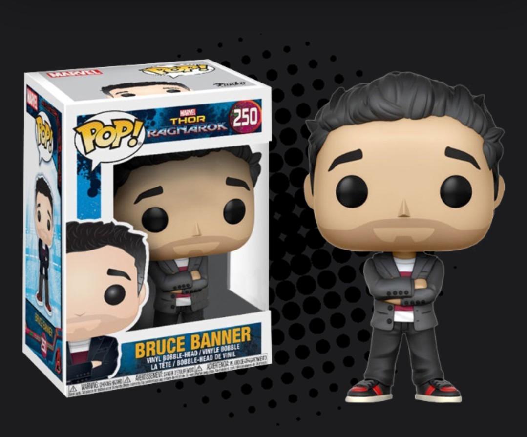 Funko Pop! Thor 3: Ragnarok - Bruce Banner #250, Hobbies & Toys, Toys ...