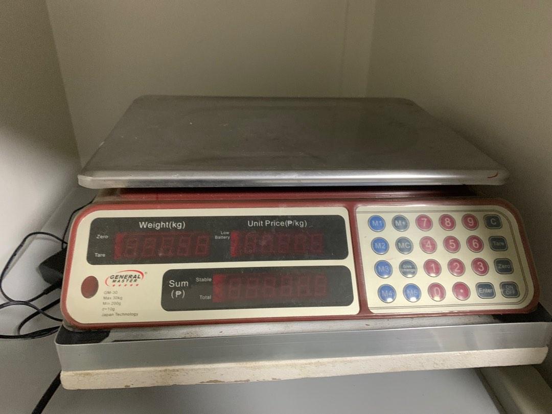 General Master Digital Weighing Scale, Health & Nutrition, Health ...