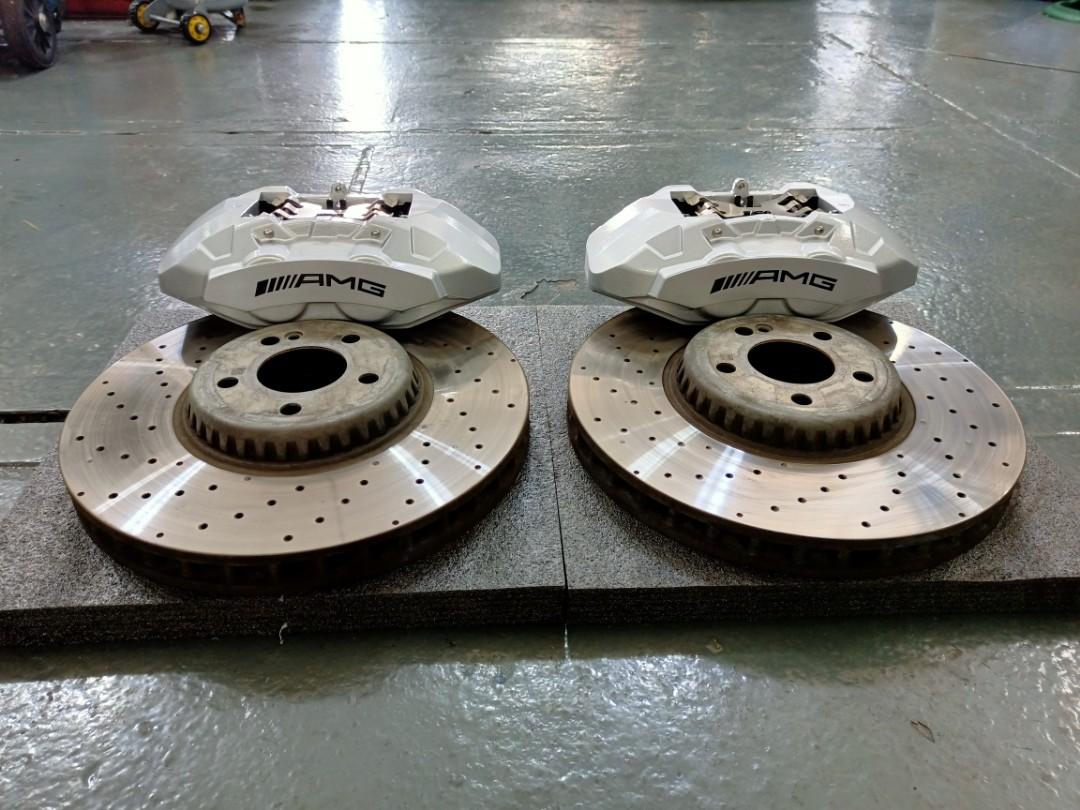 Genuine Mercedes C43 AMG 4pot Brake Kit For W205 , W213 , X253 , C ...