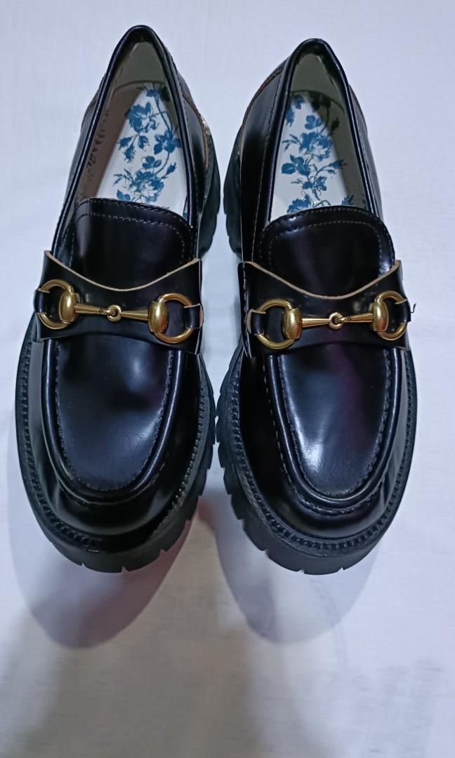 Gucci Harald Horsebit Platform Loafer, Women's Fashion, Footwear, Flats ...