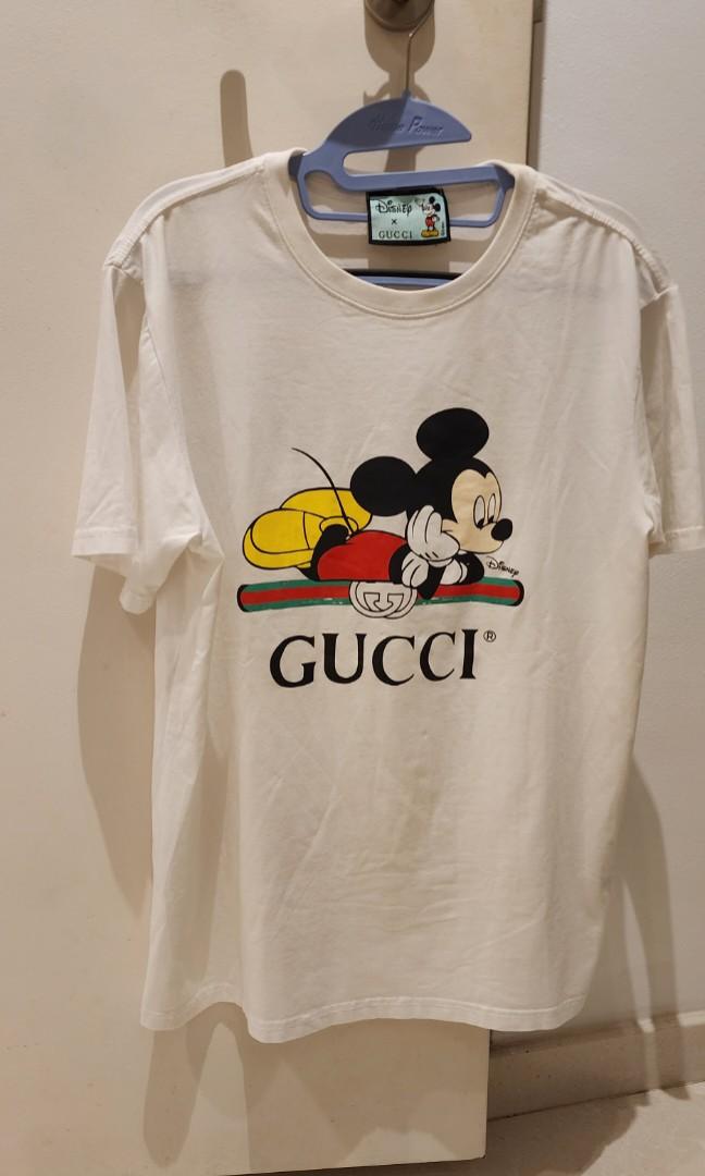 Gucci X Mickey collection, Men's Fashion, Tops & Sets, Tshirts & Polo ...