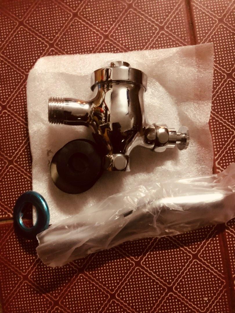 Hand press urinal pond flush valve chrome, Furniture & Home Living ...