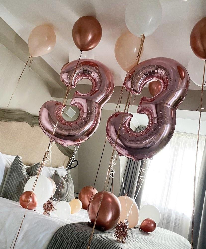 Helium Balloons Number Package Set Birthday , Hobbies & Toys ...