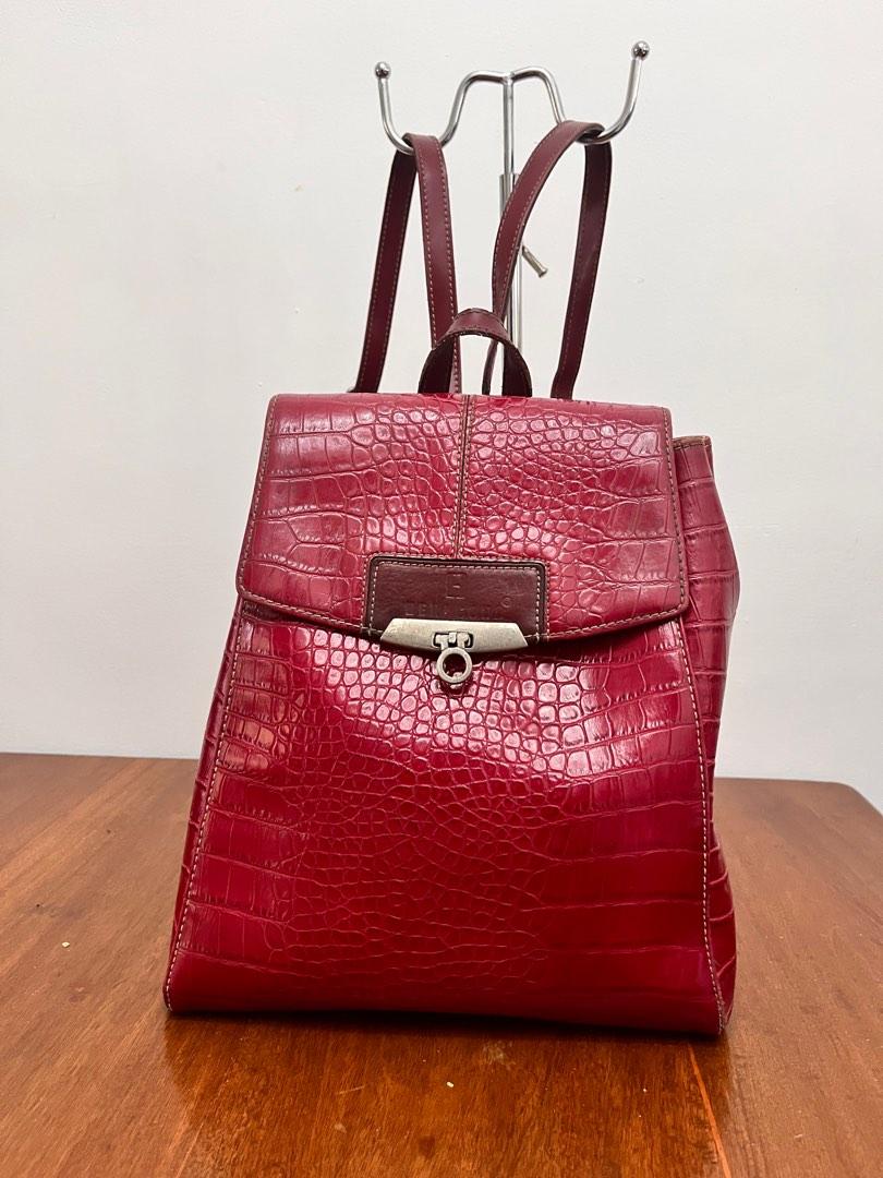 HEXAGONA Croc backpack, Women's Fashion, Bags & Wallets, Backpacks on ...