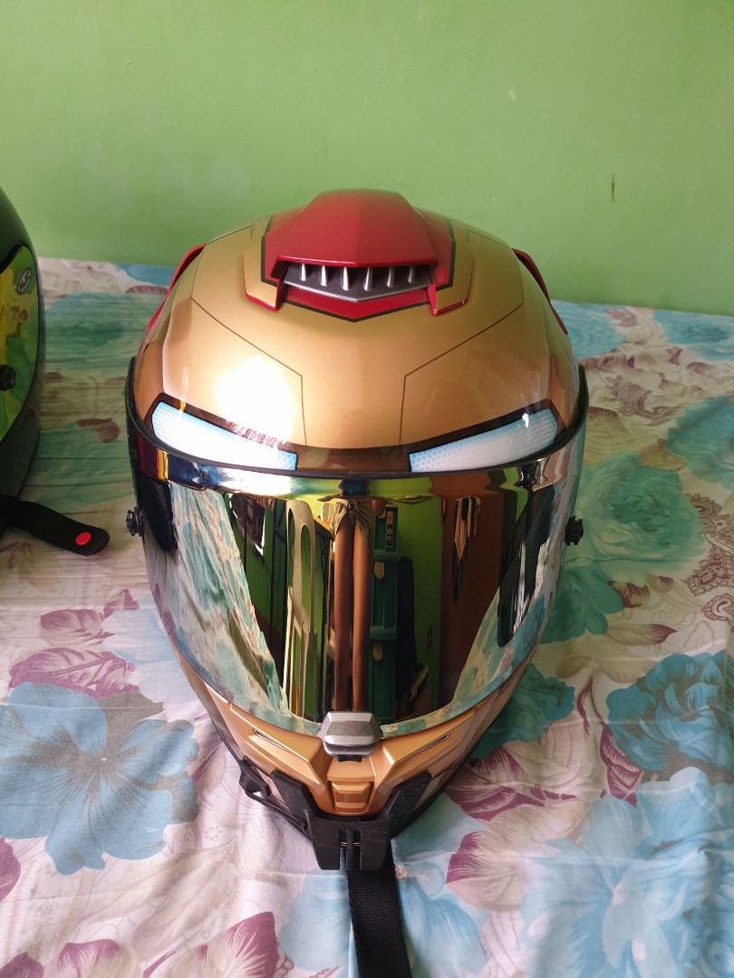 HJC Rpha 70 Iron Man limited edition, Motorbikes, Motorbike Parts ...
