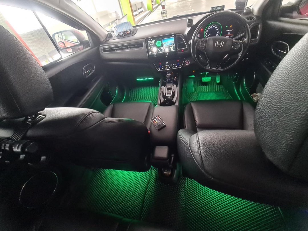 Honda Vezel / HRV RGB Leg Room Light Installation, Car Accessories ...