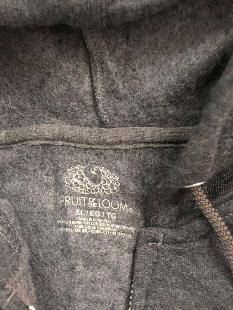 Hoodie Jacket (Fruit of the Loom), Men's Fashion, Coats, Jackets and ...