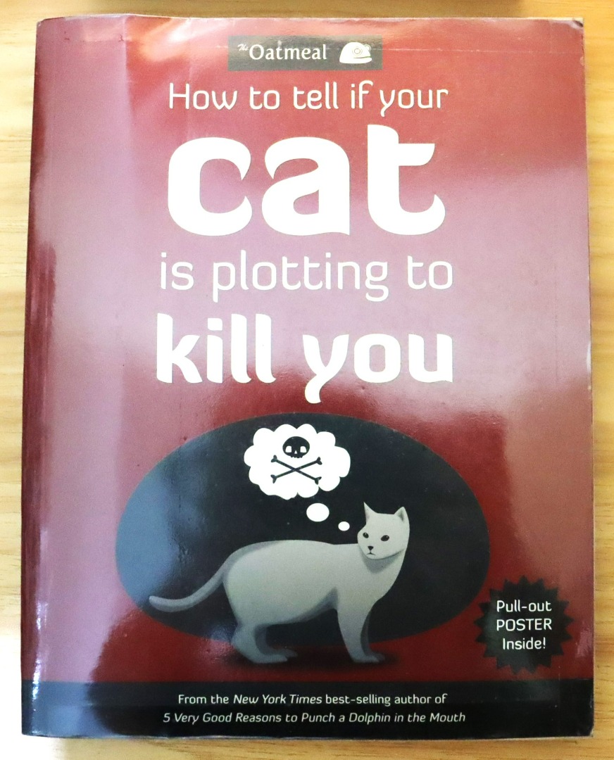 How to Tell If Your Cat Is Plotting To Kill You, Hobbies & Toys, Books ...