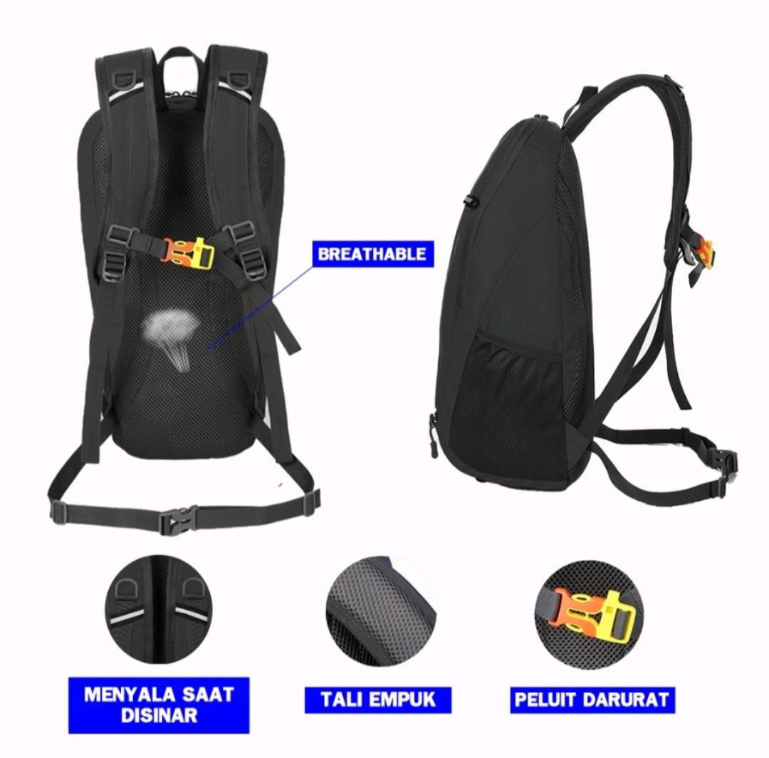 Hydropack/day pack/ backpack untuk trekking, Fesyen Pria, Tas & Dompet , Ransel di Carousell