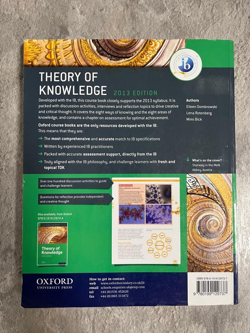 IB Theory of Knowledge Textbook (TOK), 興趣及遊戲, 書本 & 文具, 教科書 - Carousell