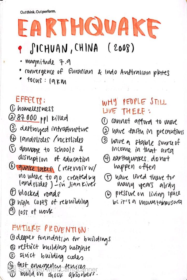 igcse geography (0460) case study notes 2022 syllabus - from a straight ...