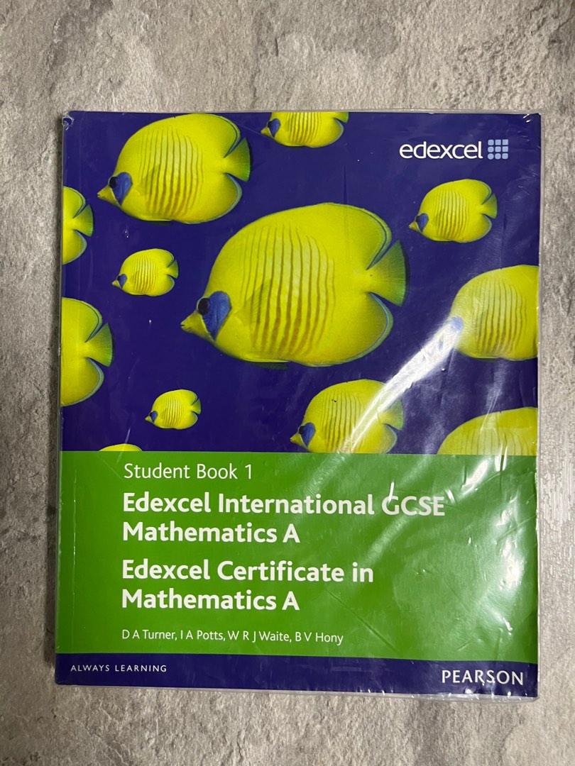 IGCSE Mathematics A Textbook 1 (Edexcel), 興趣及遊戲, 書本 & 文具, 教科書 - Carousell
