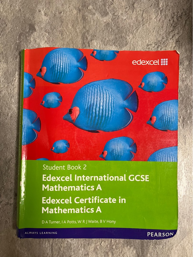 IGCSE Mathematics A Textbook 2 (Edexcel), 興趣及遊戲, 書本 & 文具, 教科書 - Carousell
