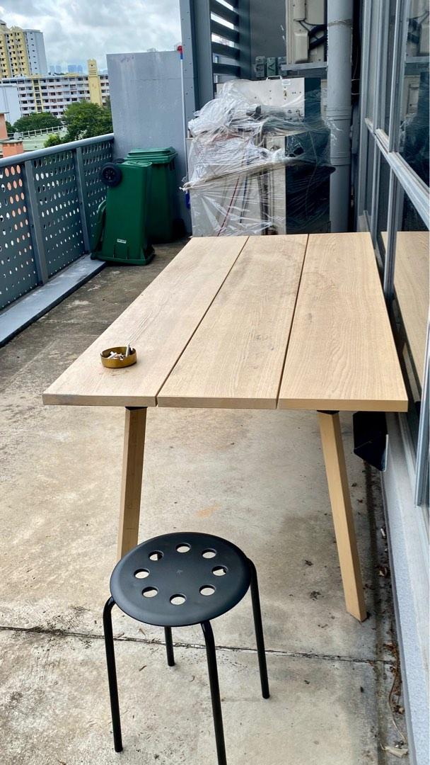 IKEA YPPERLIG Dining Table, Furniture & Home Living, Furniture, Tables ...