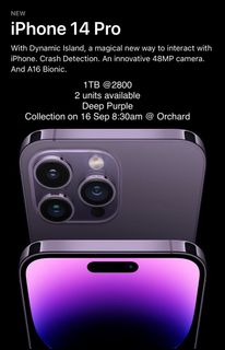 iPhone 14 Pro Max 128GB Pro Max, Mobile Phones & Gadgets, Mobile Phones ...