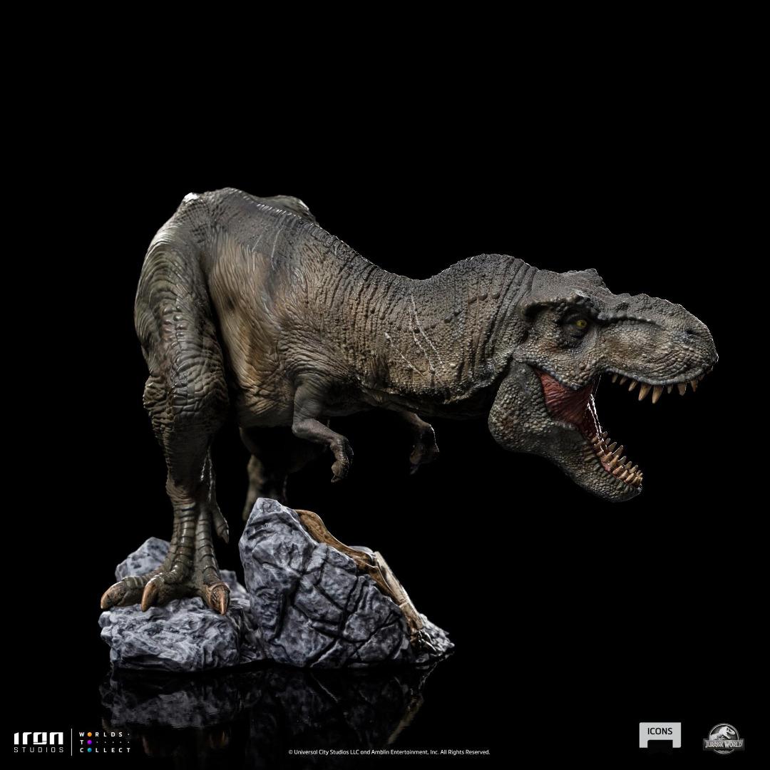 Iron Studios - T-Rex / Compsognathus / Velociraptor Blue - Jurassic ...